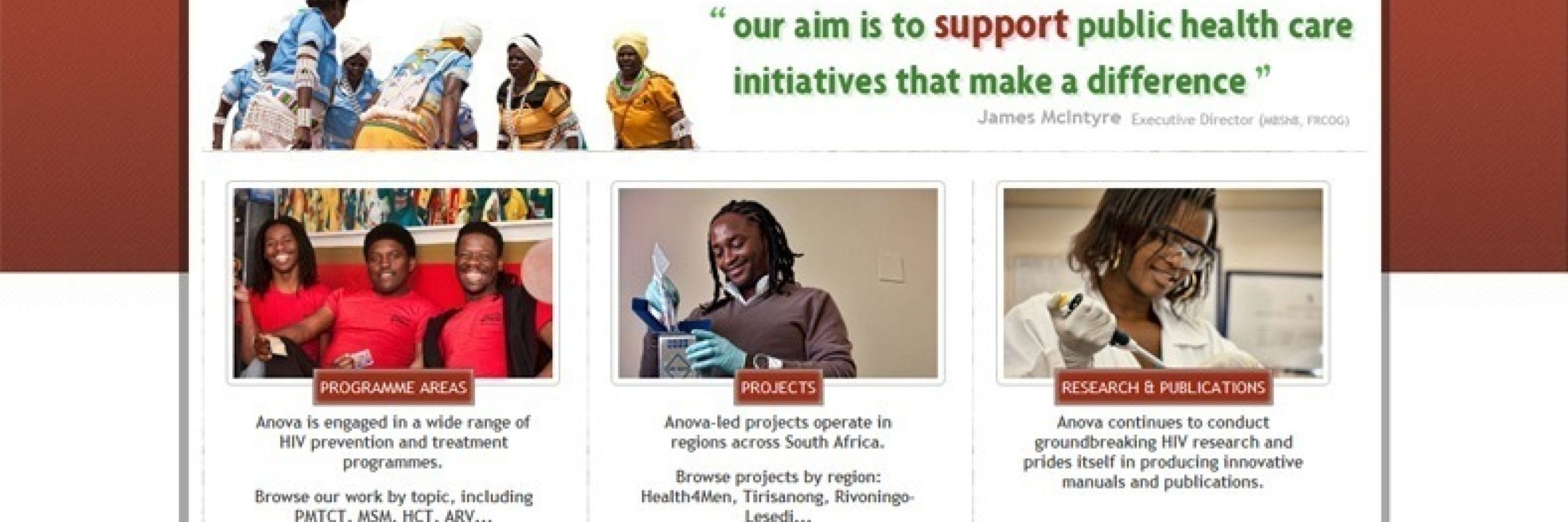 Flow builds HIV/AIDS information site for Anova Health