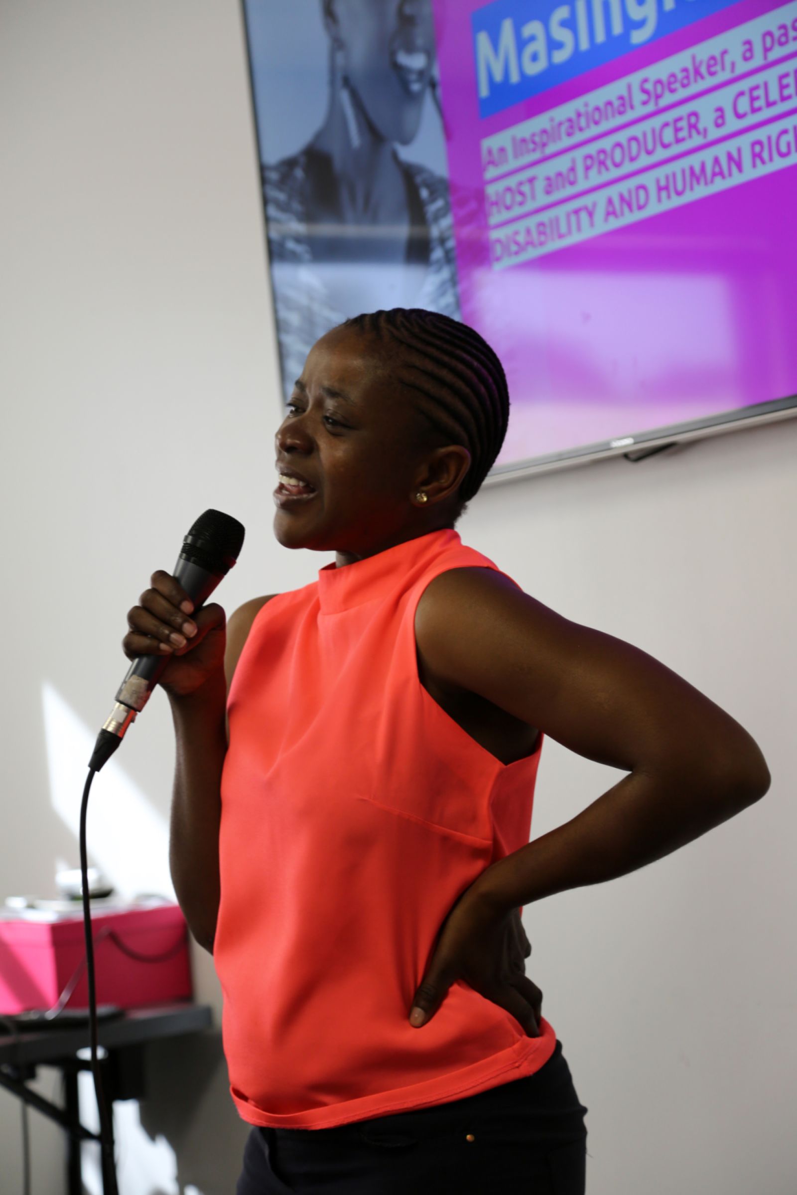 Masingita Masunga: inspirational speaker on overcoming adversity