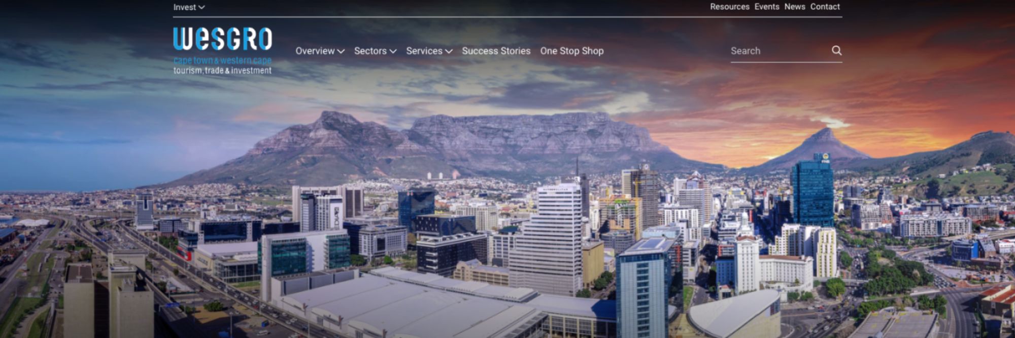 Wesgro corporate website